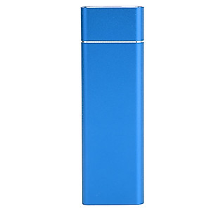 NVME SSD Enclosure, SSD Enclosure High Heat Dissipation Aluminum Alloy for 2280mm (Blue)