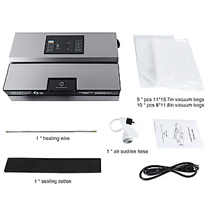 Ecojoy 12" Commercial Vacuum Sealer Machine V9100, 5 Modes Food Sealer Vacuum Continuously Uses 500+ Times Without Overheating, 85kpa Stainless Vacuum Sealer Food Sealer for Food Storage