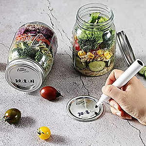 [ 168 Count, REGULAR ] Mouth Canning Lids for Mason Jars - Split-Type Metal Lid for BALL KERR Jar - Airtight Sealed - Food Grade Material