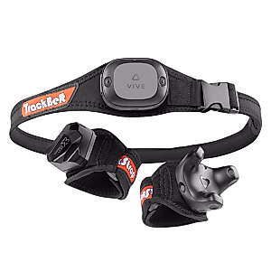 HTC 3 Pack VIVE Tracker (3.0) - with HTC VIVE SteamVR Base Station 2.0 for VIVE Pro, Rebuff TrackBelt + 2 TrackStraps Full Body Tracking VR Bundle