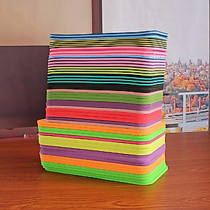 BESPORTBLE 6pcs Yoga Knee Pad Yoga Pilates Floor Exercise Knee Mat Non Slip Fitness Practice Knee Elbow Cushion Yoga Supplies for Women Men (Random Color) (39 x 21 x 0.6cm)