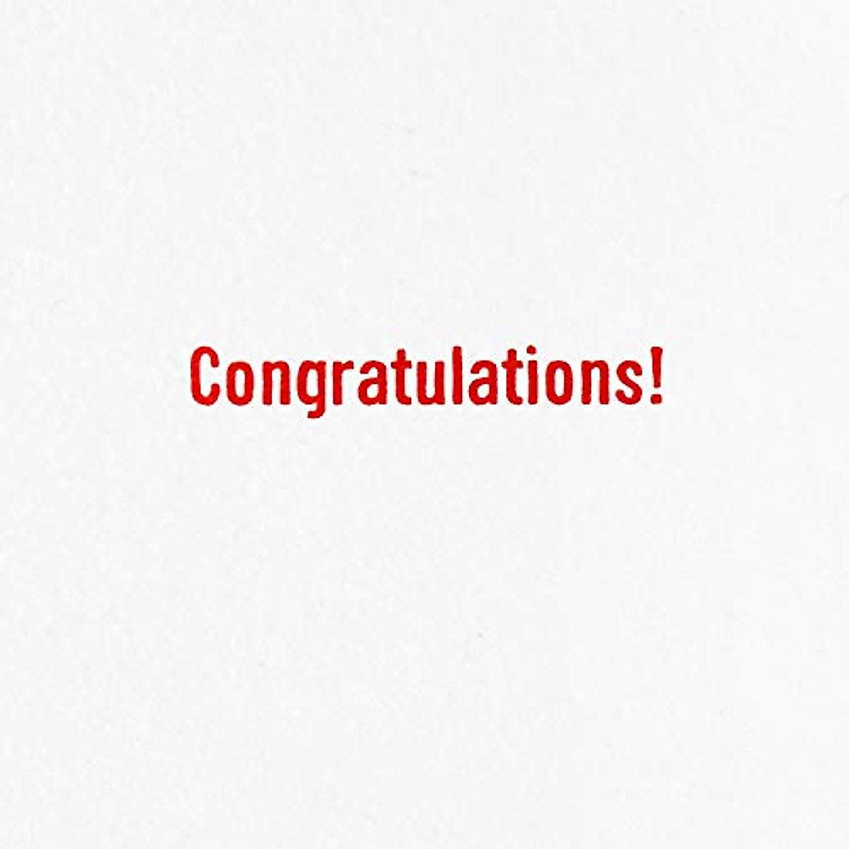 Hallmark Studio Ink Baby Congratulations Card (Made a Human)