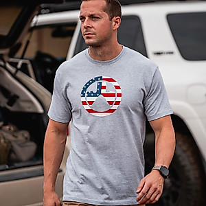 Magpul Cotton Crew Neck Short Sleeve T-Shirt for Men, Independence Icon Athletic Heather, 3X-Large