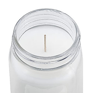 Mason Jar Candle Farmhouse Decor | Campfire Scented Candle with Natural Soy Wax Blend | Long Lasting Fireside Candle for Home Fragrance, Decorative Fall Jar Candle with Lid, 12 oz
