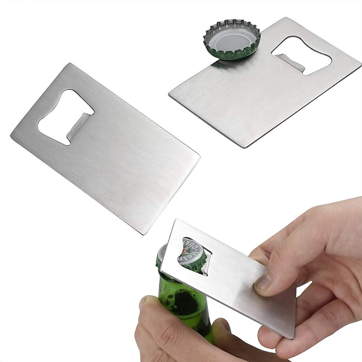 Wekioger Credit Card Bottle Opener for Your Wallet, 6 Packs
