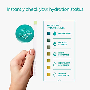 DIAGNOX Hydration Urine Test Strips - Urine Specific Gravity Test Strips for Accurate Hydration Monitoring - Individually Packaged and Clinical Grade [30 Tests]