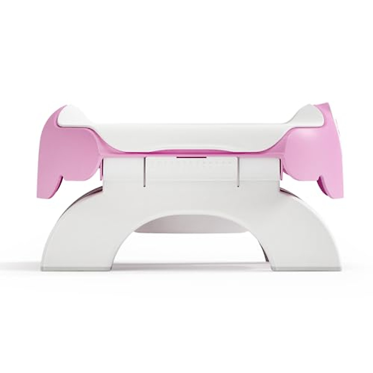 okbaby On The Spot 3 in 1 Travel Potty Seat - Compact & Lightweight Design - Features Non-Slip Rubber Base - Removable Inner Bowl - Toilet Training Seat for Toddlers & Children, Pink, fuchsia, 39056688