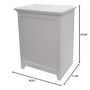 Redmon since 1883 Shaker Style Hamper,White