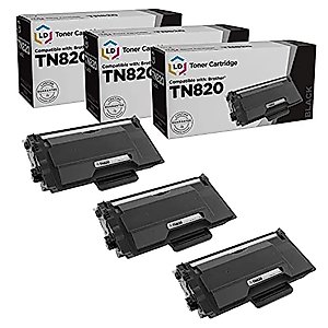 LD Products Compatible Toner Cartridge Replacement for Brother TN820 (Black, 3-Packs) for use in DCP-L6600DW HL-L6200DW HL-L6200DWT HL-L6250DN HL-L6250DW HL-L6300DWT & HL-L6300DW