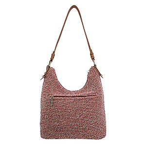 The Sak Sequoia Crochet Hobo (Red Static)