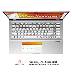 ASUS VivoBook S15 S532 Thin & Light Laptop, 15.6” FHD, Intel Core i7-10510U CPU, 16GB RAM, 1TB PCIe SSD, NVIDIA GeForce MX250 Graphics, IR Camera, Windows 10 Home, S532FL-DS79, Transparent Silver