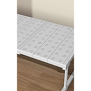 Closet Shelf, Expandable Shelf, Expandable Closet Shelf Storage Rack，Adjustable Locker Shelf for Closet/Camper (18.5-26.77in)