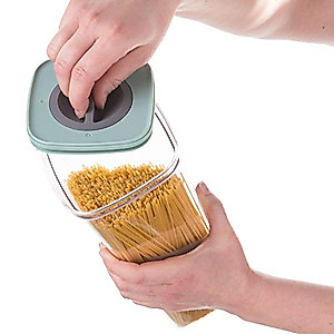 Berghoff LEO PP 2Pc Smart Seal Food Container 0.42 qt, 1.7 qt, Airtight Lid, Silicone Ring, Stackable, Twist Lock, Maximizes Storage Space