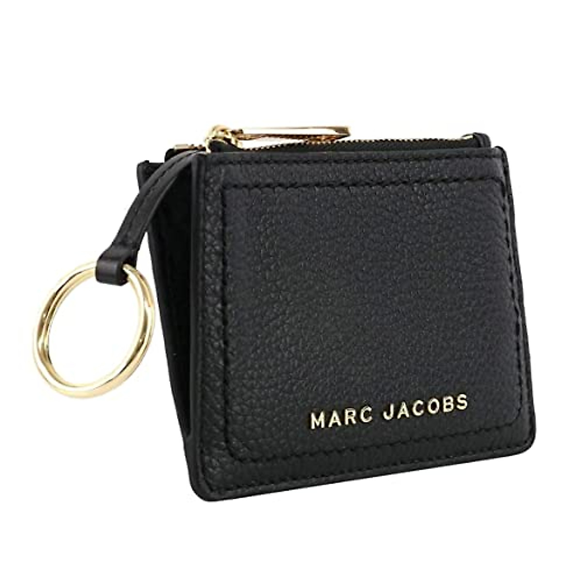 Marc Jacobs M0016972 Black/Gold Hardware Groove Top Zip Women's Wallet