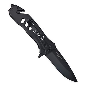 ALBATROSS Wild Survival Tools 3-in-1 Set Multi-Function Tool Combination with Tactical Folding Knife, Adventure Compass, Flashlight