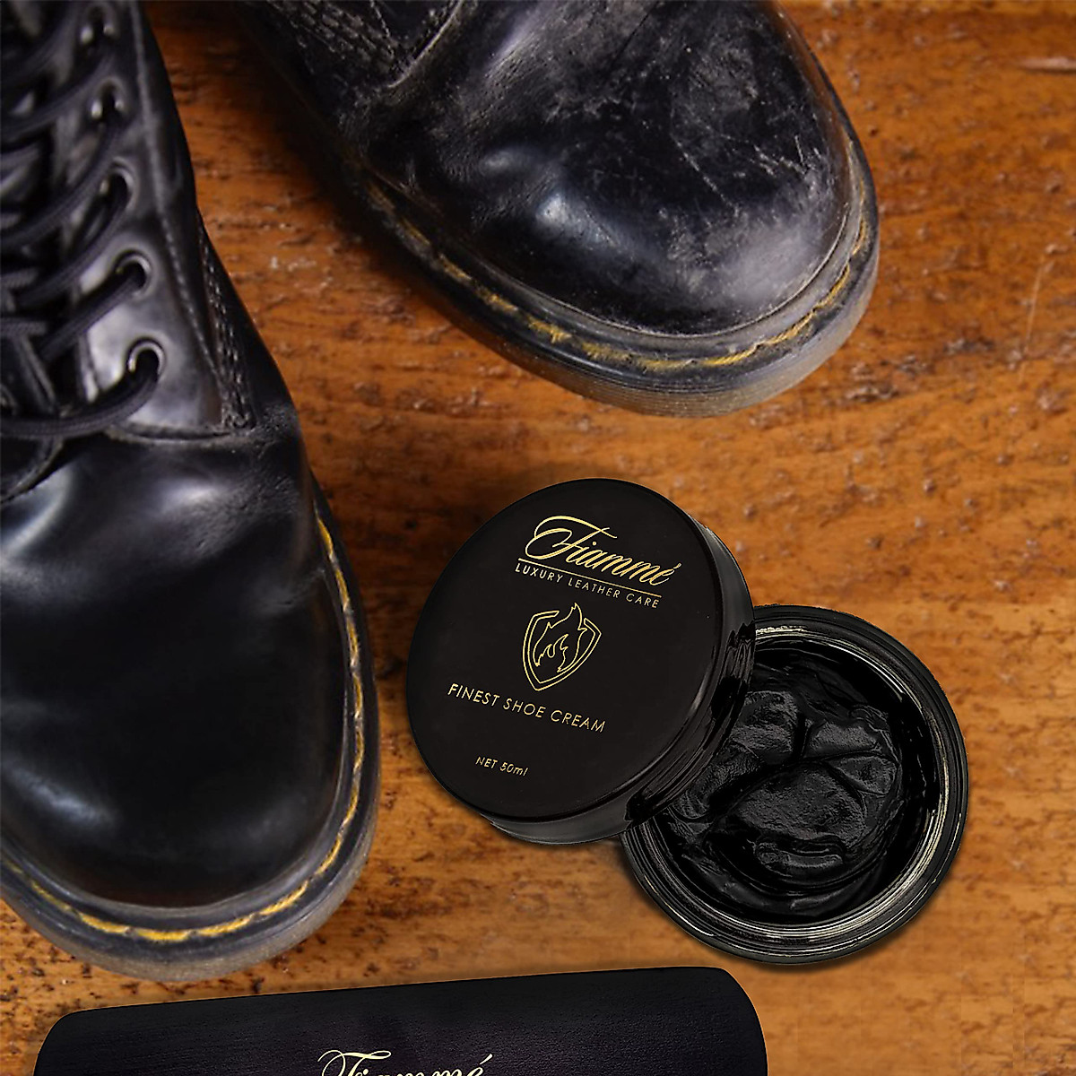 Leather Hero Shoe & Boot Cream Polish - Restore Color, Condition & Protect Leather Goods - Made in USA - 1.6oz (White)