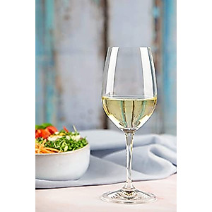 Nachtmann White Wine Glass, 4 Count (Pack of 1), Clear