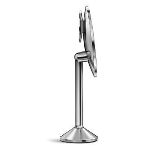 simplehuman ST3007 Sensor Mirror, Brushed Stainless Steel, Pro — 20cm (10x + 5x Magnification), 2 pound
