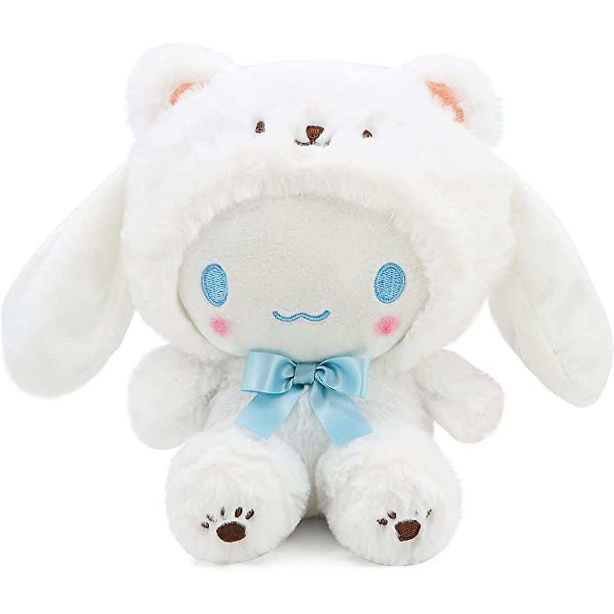 Cartoon Kawaii White Bear Cross-Dressing Series Plush,Soft Plush Doll Cute Soft Toys, Plush Pillow Stuffed Animals Toy Birthday Gifts for Girls Kids (WhiteBear-D-8in)