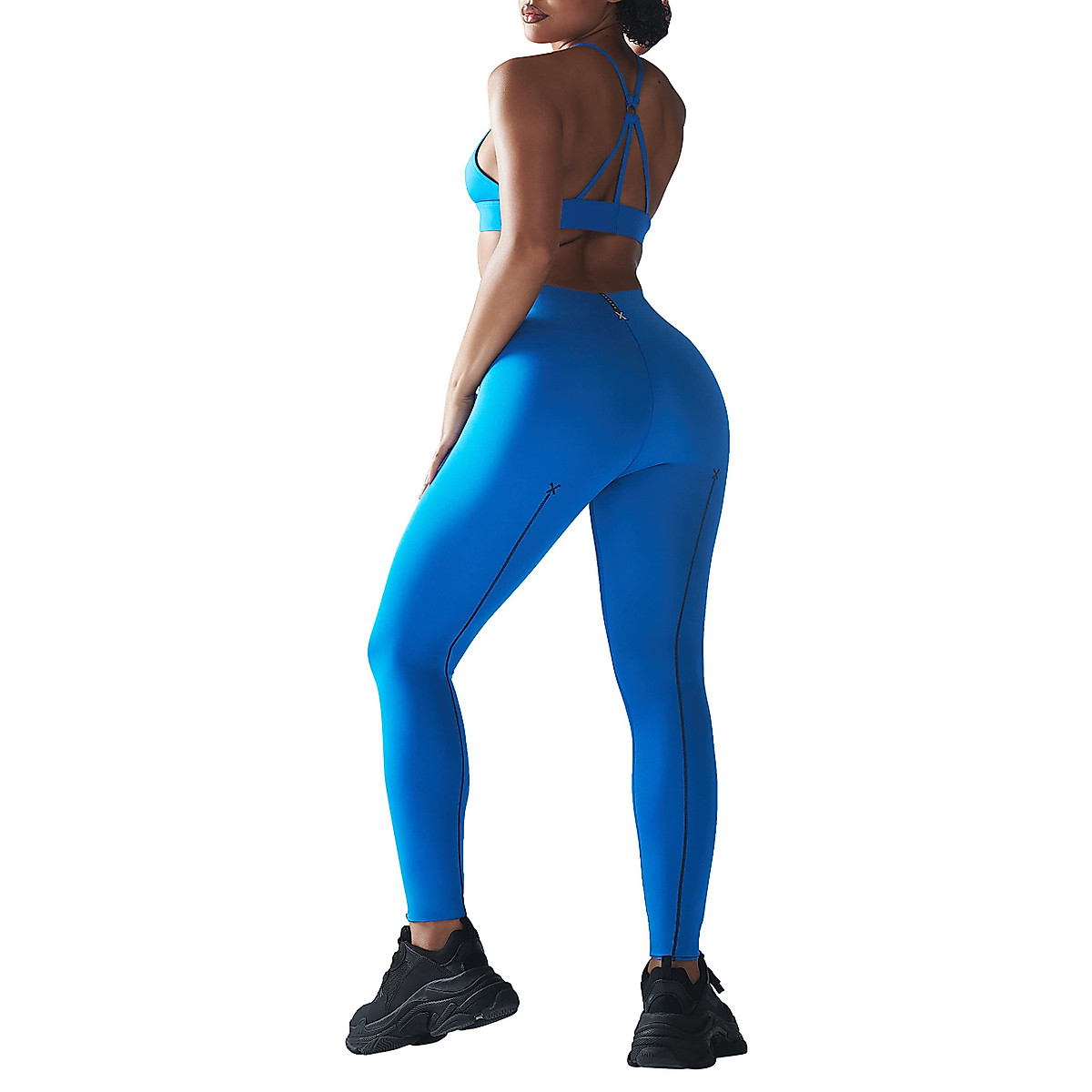 Savage X, Womens, Hotline High-Waist Legging, Basically Blue, 2X