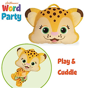 Word Party Nap Mat - Franny Pillow & Attached Blanket - Mat Rolls Into Pillow For Easy Storage - Great For Sleepovers and Naptime - Toddlers and Babies Will Love Cuddling With Their Favorite Character