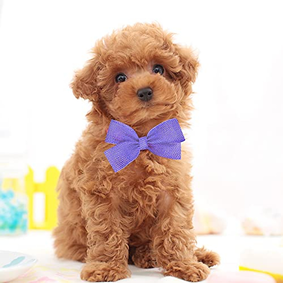 Purple Wired Burlap Ribbons 2.5" 10 Yards, Spring Solid Wired Edge Decoration Wired Ribbon Fabric Craft Ribbon Burlap Wrapping Ribbon for Holiday Wrapping DIY Craft Party Decoration Wreath Bow