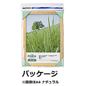 ハクバ HAKUBA 509571 Piculia Wooden Picture Frame, Black, A4