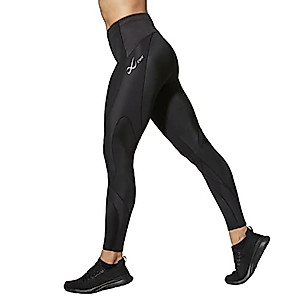 CW-X Women's Stabilyx Joint Support Compression Tight, Black, Small