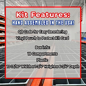 Grade 8 Hex Cap Bolts Screws, Nuts, Washers, Lock Washers Assortment Kit - 380 Pieces!