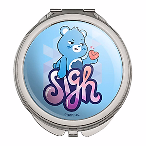 Care Bears: Unlock the Magic Grumy Bear Sigh Compact Travel Purse Handbag Makeup Mirror
