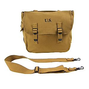 WWII WW2 US M36 Haversack Musette Field Bag Military Back Pack Canvas Khaki