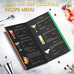 TEAVAS Mixology Bartender Kit with Bamboo Stand and Japanese Jigger | 25-Piece Bar Set Professional Stainless Steel Bar Tools | Cobbler Cocktail Shaker Set | Recipe Menu | Barware Present Gift