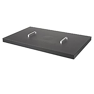 Blackstone 5004 Hard Top Lid with Handle-Outdoor Cover Powder Coated Steel Lightweight Durable Perfect Accessories to Protect Fits 36” Front or Rear Grease Griddle, 36 Inch, Black