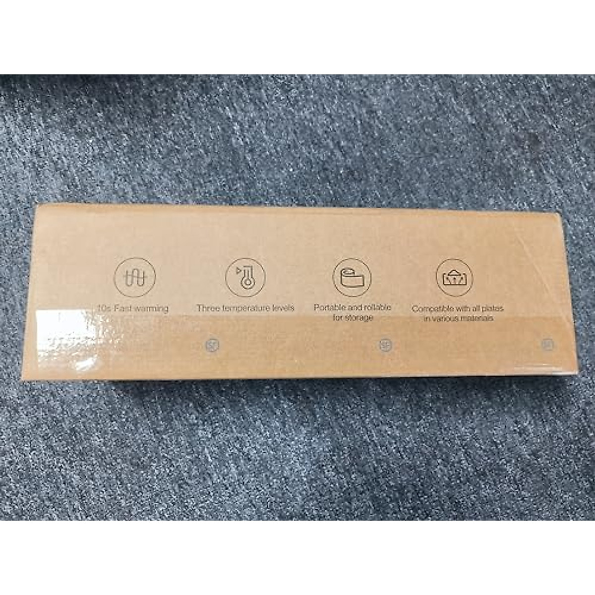 Reemix Electric Warming Tray, Foldable Food Warming Mat with Adjustable Max Temperature 212 Fahrenheit, Auto Shut-Off Food Warmer for for Gatherings, Parties, Everyday Use (Creamy White)