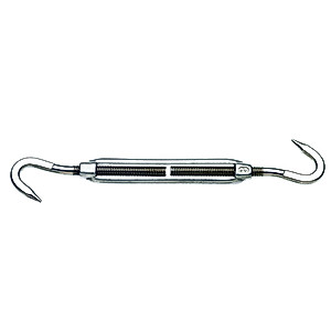 Coolaroo 472009 Turnbuckle with Hook Installation Accessories and Parts, SAIL Hardware, Shade, M8 8 mm or.31, Stainless Steel