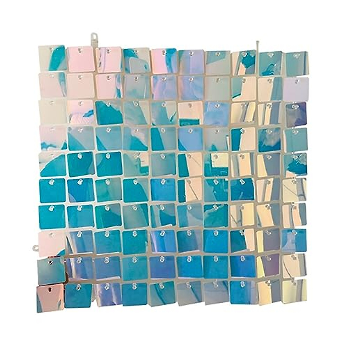 Shimmer Wall Backdrop, 50 Pcs 7ft by 7ft Wedding Shimmer Wall Backdrop Glitter Square Plate Sequin Panel Background for Christmas Birthday Party Events (Color : Matt Gold)