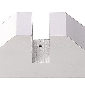 CALIDAKA Folding Room Divider Stand, Screen Panel Feet,Room Divider Bracket,Wood Base Partition Base Support Legs for Hotel Home Office(Brown,Size:A)