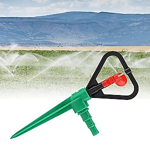 Lawn Spray, Corrosion Resistance Easy to Adjust and Control Low Water Pressure Spray Pattern 360 Degree Dripper, Adjustable Sprayer Stake for Balcony Garden