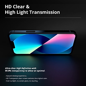 XYYZYZ Glass Screen Protector Compatible for iphone 13 Mini HD Tempered Glass Film Case Friendly [5.4 Inch 2 Pack]