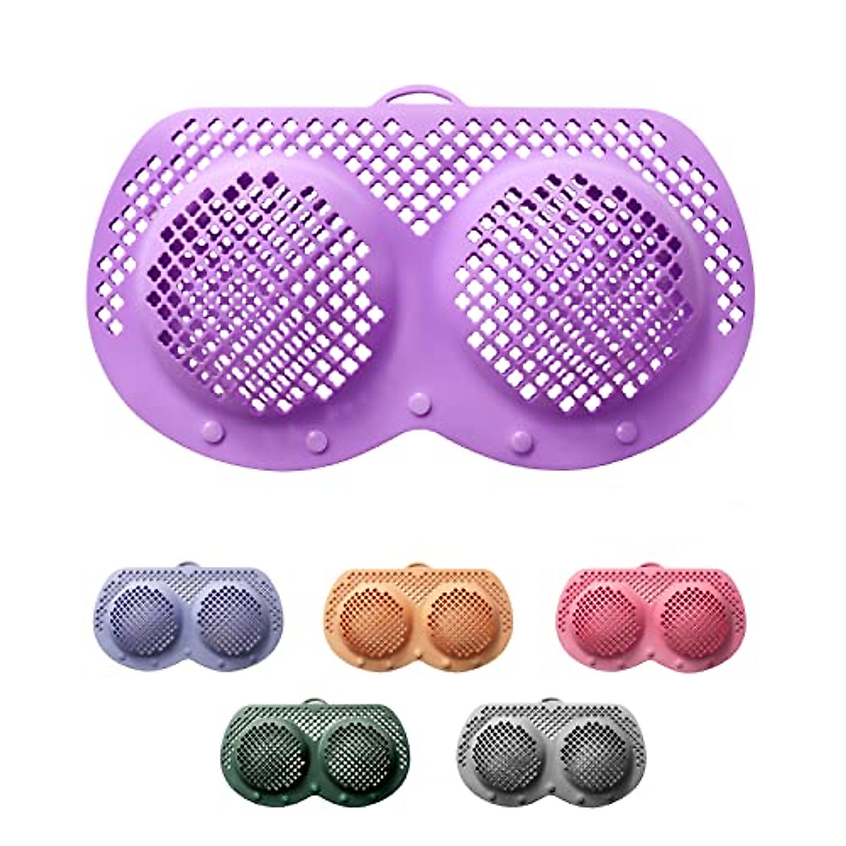 Bra Washing Bag for Laundry, Silicone Lingerie Bags for Washing Delicates, Laundry Bag for Washing Machine & Dryer Washing Bags for A-38D Cup Bras, Maternity Bras, Sports Bras, Sexy Bras(Purple)