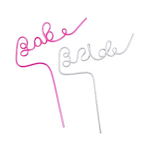 Bachelorette Straws for Bachelorette Party [12 Pack], Bride Straws Bachelorette, Bachelorette Party Favors, Bridal Party Favors, Bachelorette Party Decorations, Bachelorette Pool Party Decorations