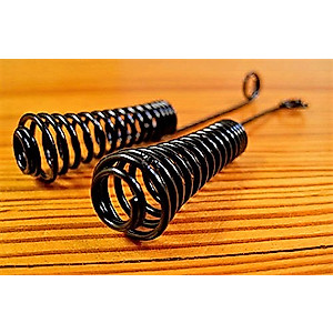 Fireplace Replacement Black Hanging Mesh Curtain Screens Two (2) Panels 20" High X 24" Wide with Pulls