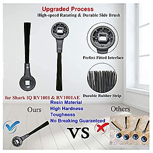 Sionlan 10 Pack Side Brushes Replacement Part Compatible with Shark ION Robot IQ R101AE (RV1001AE), IQ R101 (RV1001), RV1000 Vacuum Cleaner Accessory Parts Vacuum Cleaner Replacement Parts…