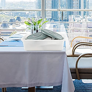 Readsky 8 Liter Commercial Plastic Bus Box, Restaurant Bus Tubs, 5 Packs