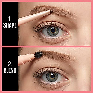 Maybelline Total Temptation Eyebrow Definer Pencil, Deep Brown, 1 Count