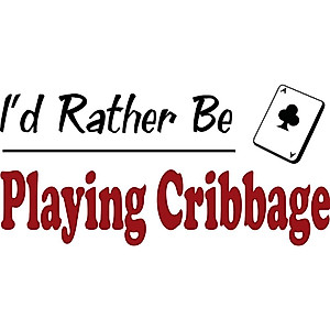 CafePress Rather Be Playing Cribbage Mug Ceramic Coffee Mug, Tea Cup 11 oz