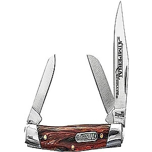 Imperial IMP15S Stockman Stainless Steel Folding Pocket Knife for Outdoor, Outdoor Survival and EDC