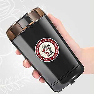 Remember Kids Electricity Will Kill You Sticker - Hard Hat Stickers, Reddy Kilowatt Warning Stickers; Set of 5 - Ideal for Electrician's Hard Hat, Laptop, Water Bottle, Car, and Helmet