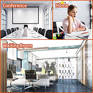 CLATINA Big Tall Office Guest Chair Upholstered Leather Comfortable Reception Chairs with Bonded Padded Arm Rest Sled Base for Conference Waiting Room Home Gray Set of 4