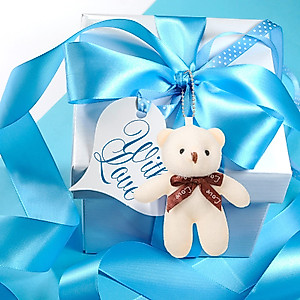 Skylety 24 Pcs Mini Bears 4.7 Inch Tiny Bears Doll Bulk Soft Mini Stuffed Animals for DIY Keychain for Graduation Birthday Baby Shower Wedding Party Favors